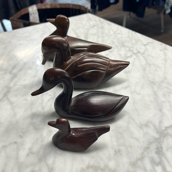 Accents | Wooden Ducks Assorted Sizes Mertle Wood | Poshmark